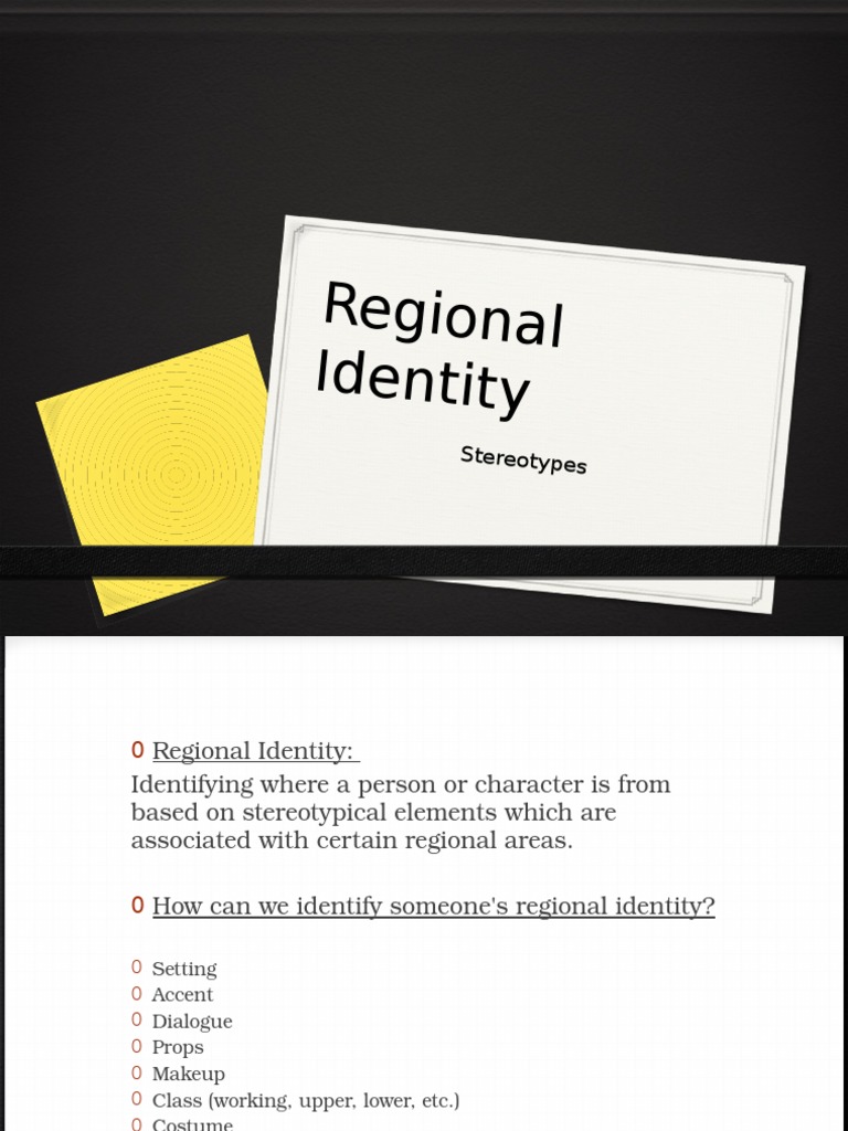 Regional Identity | PDF | Home & Garden | Lifestyle