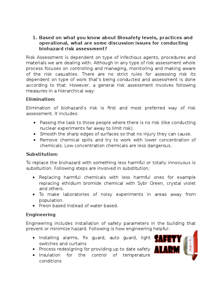 A Comprehensive Guide to Conducting Biohazard Risk Assessments Through ...