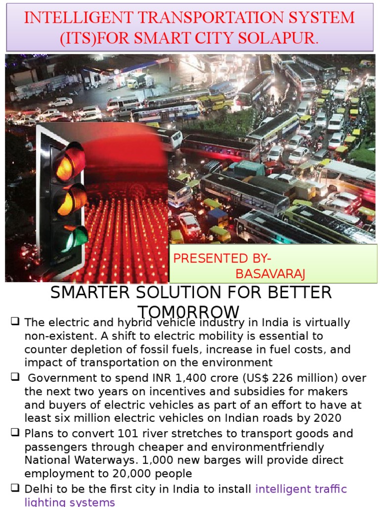 Smart Transport Solutions for Solapur | PDF | Traffic | Public Transport