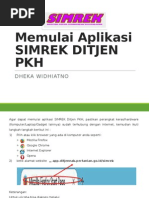 Panduan SIMREK PKH untuk Pengguna | PDF
