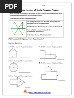Area and Perimeter of Polygons Worksheets - Math Monks | PDF | Area ...