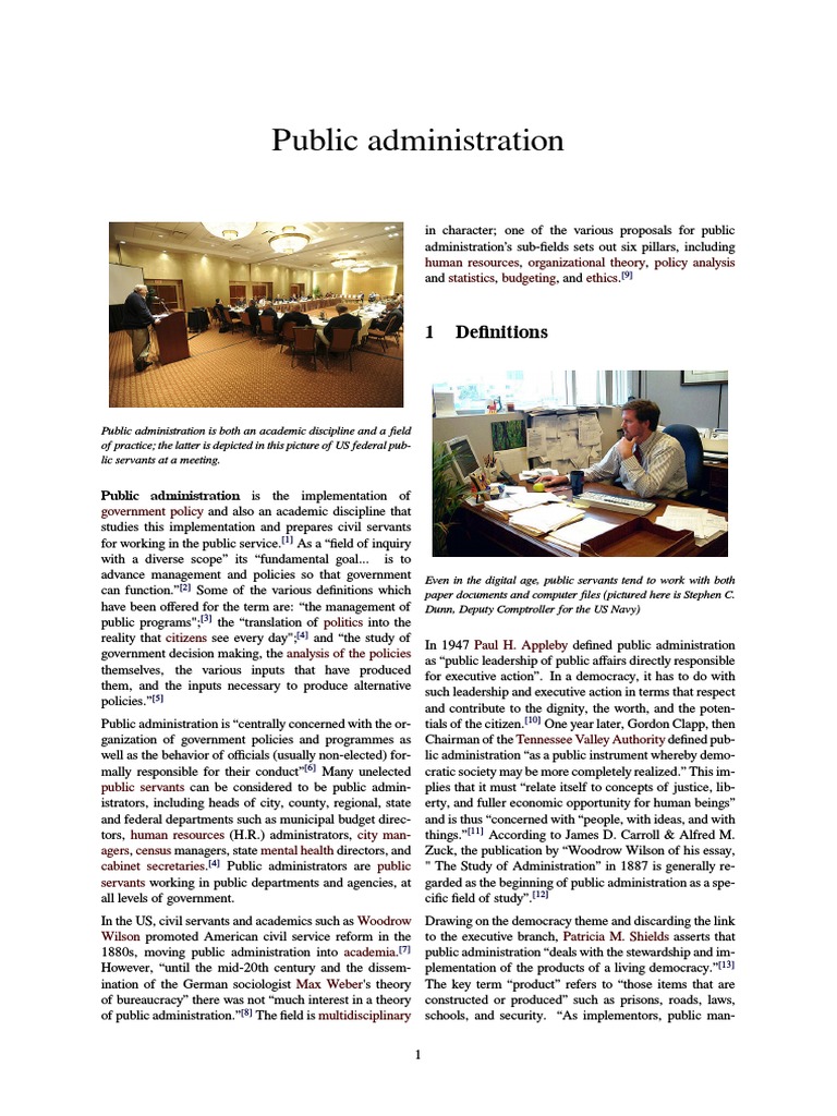 Public Administration | PDF | Public Administration | Political Science