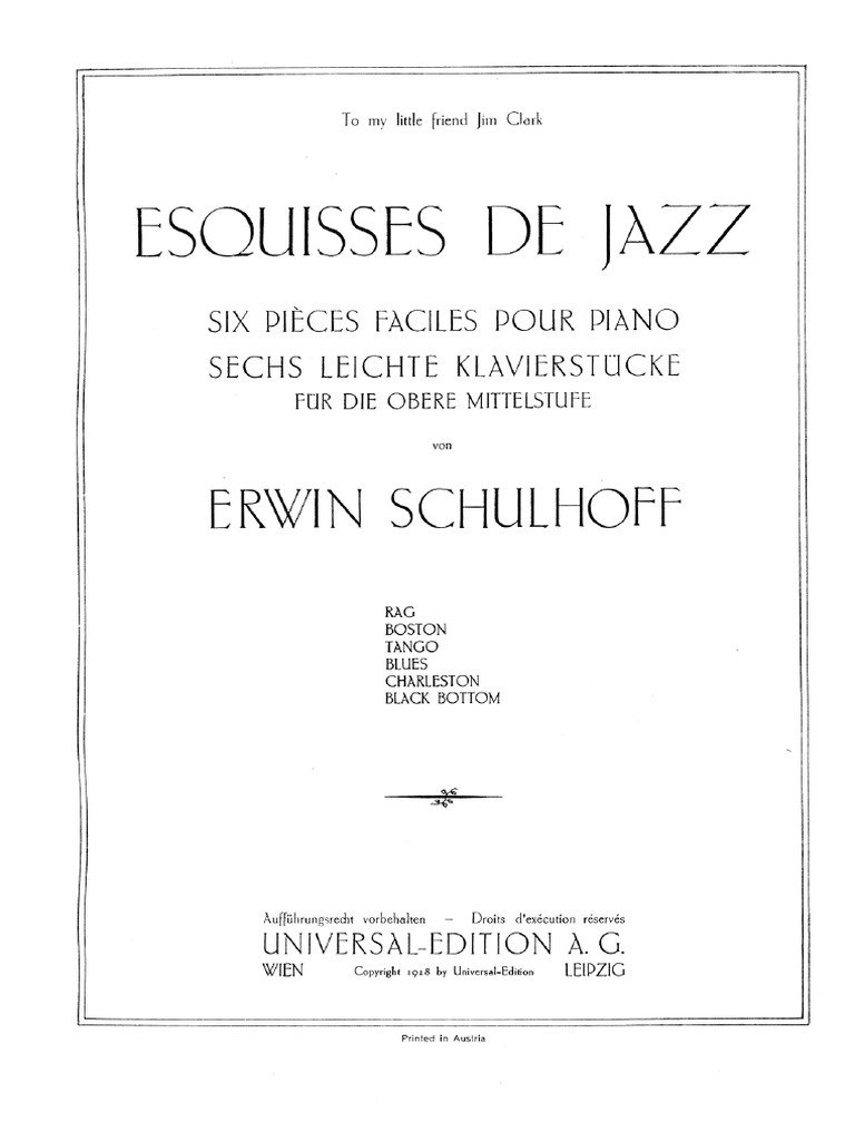 Esquisses de Jazz | PDF