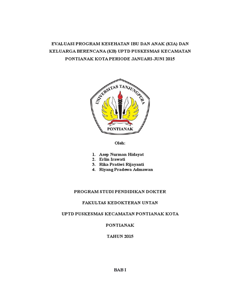 Evaluasi Program Kia KB | PDF