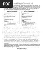 Insect Collection Labeling Guide | PDF | Insects | Arthropods