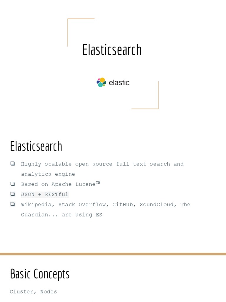 Elasticsearch Basic Concepts | PDF | Computer Programming | Cyberspace