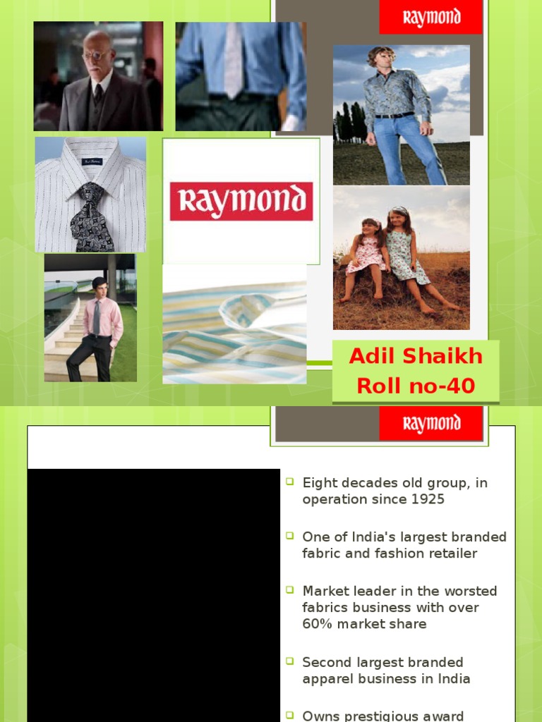 Raymond PPT Final | PDF | Equity (Finance) | Expense