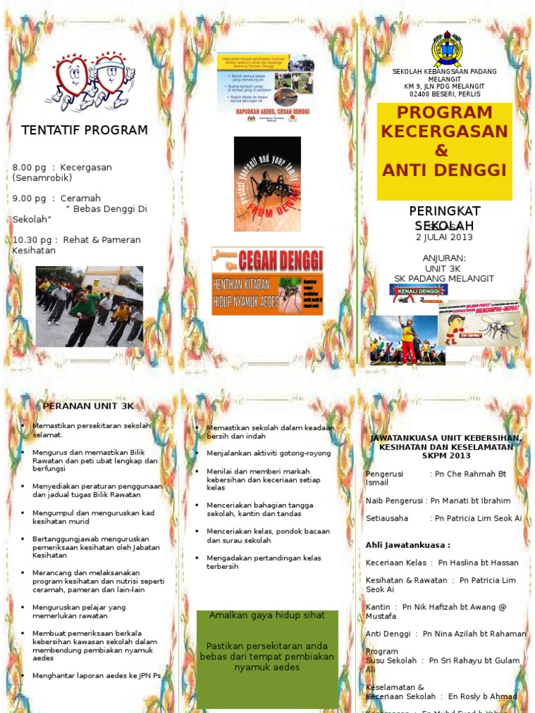 Brosur Anti Denggi | PDF