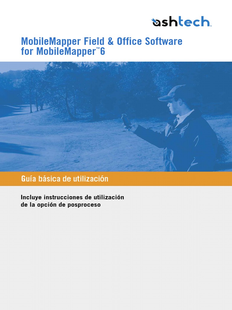 Guía Básica de Utilización MobileMapper Field | PDF | Sistema de ...