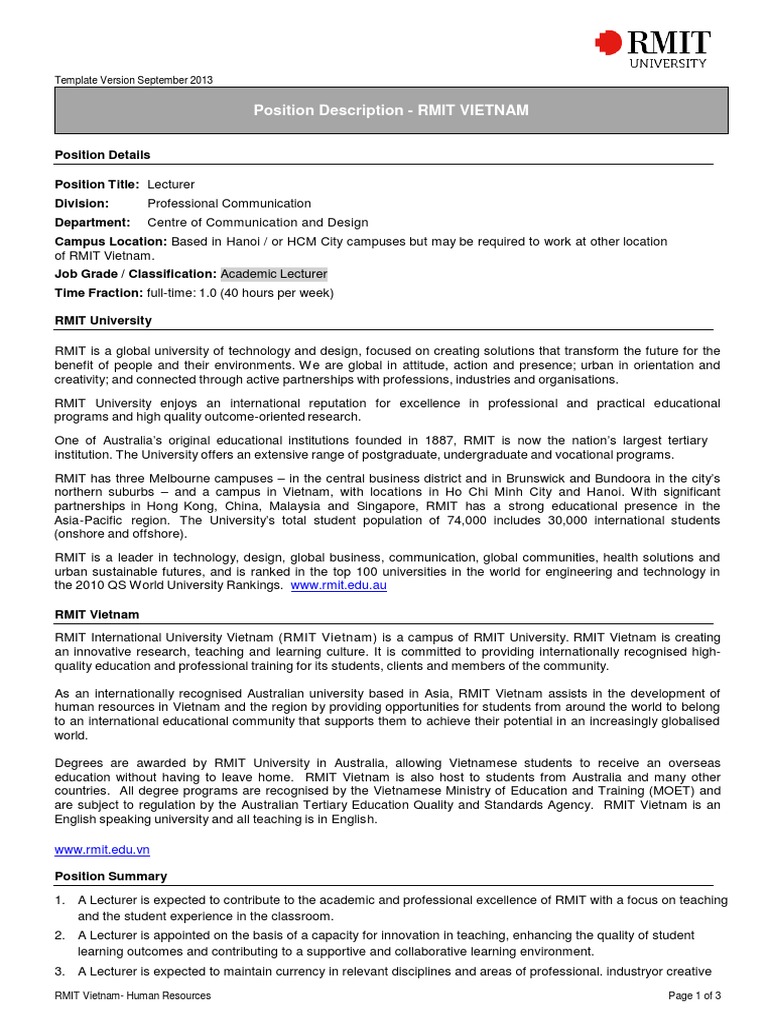 Lecturer Post Review | PDF | Lecturer | Academic Degree