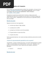 Clase 01 Conceptos Primitivos de La Geometría Euclideana | PDF | Geometria plana) | Geometría