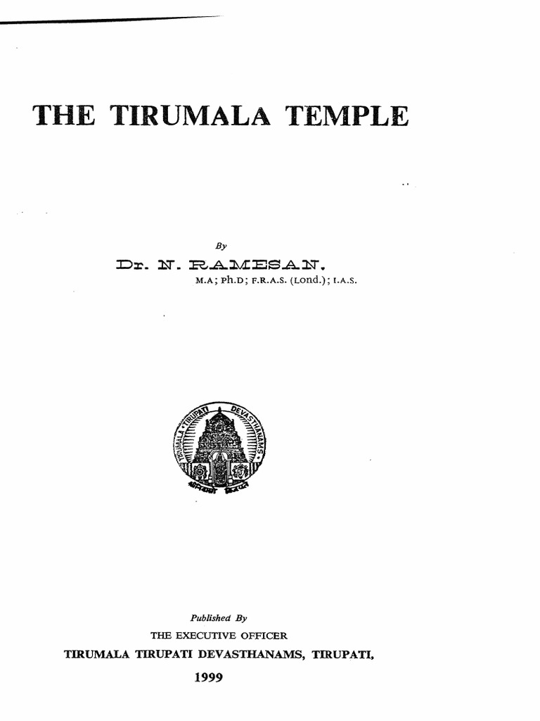Tirumala Temple | PDF