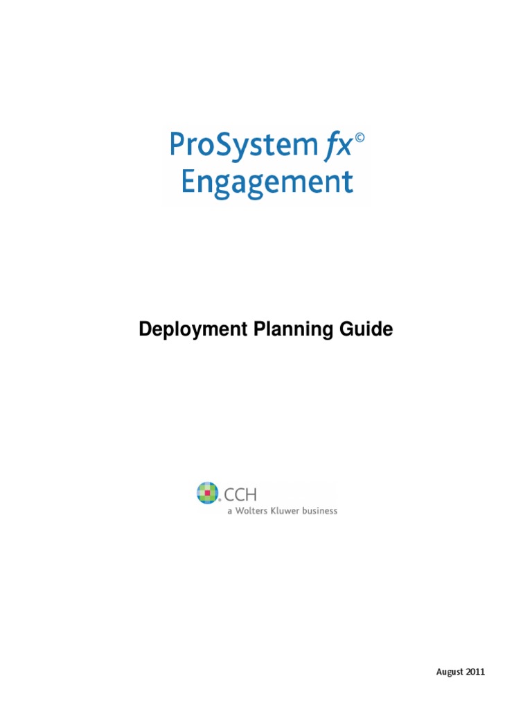 ProSystem FX Engagement Deployment Planning Guide | PDF | Remote Desktop Services | Microsoft ...