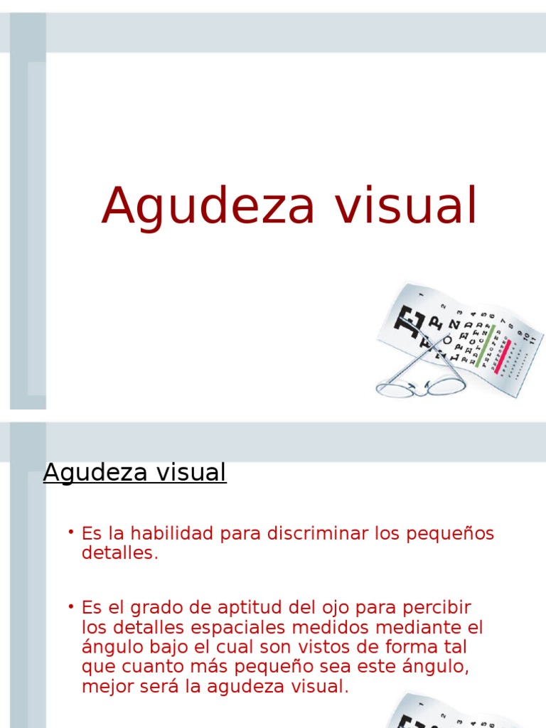 Agudeza Visual | PDF