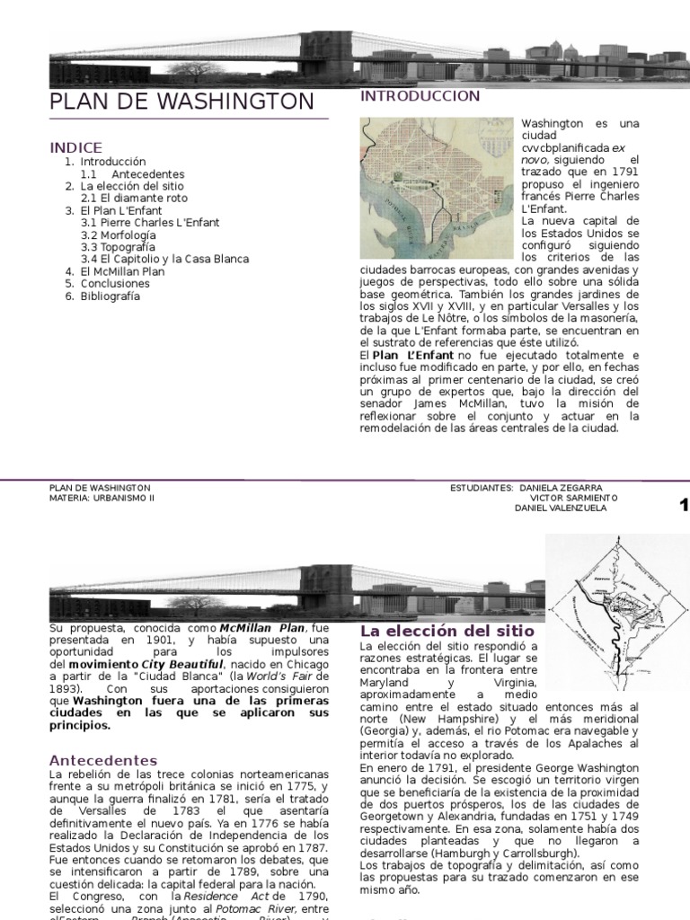 Plan de Washington | PDF | Washington | Virginia