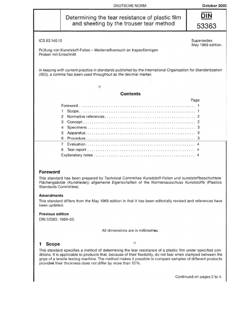Din 53363 | PDF
