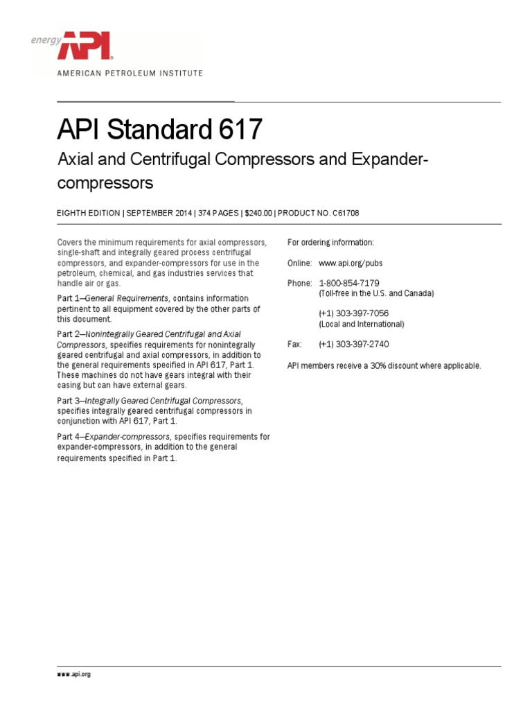 API 617 - E8 PA | PDF