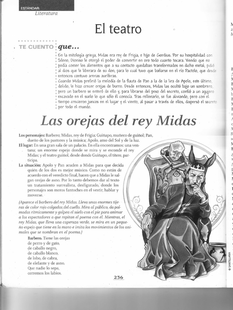 Orejas Del Rey Midas PDF | PDF | Comillas