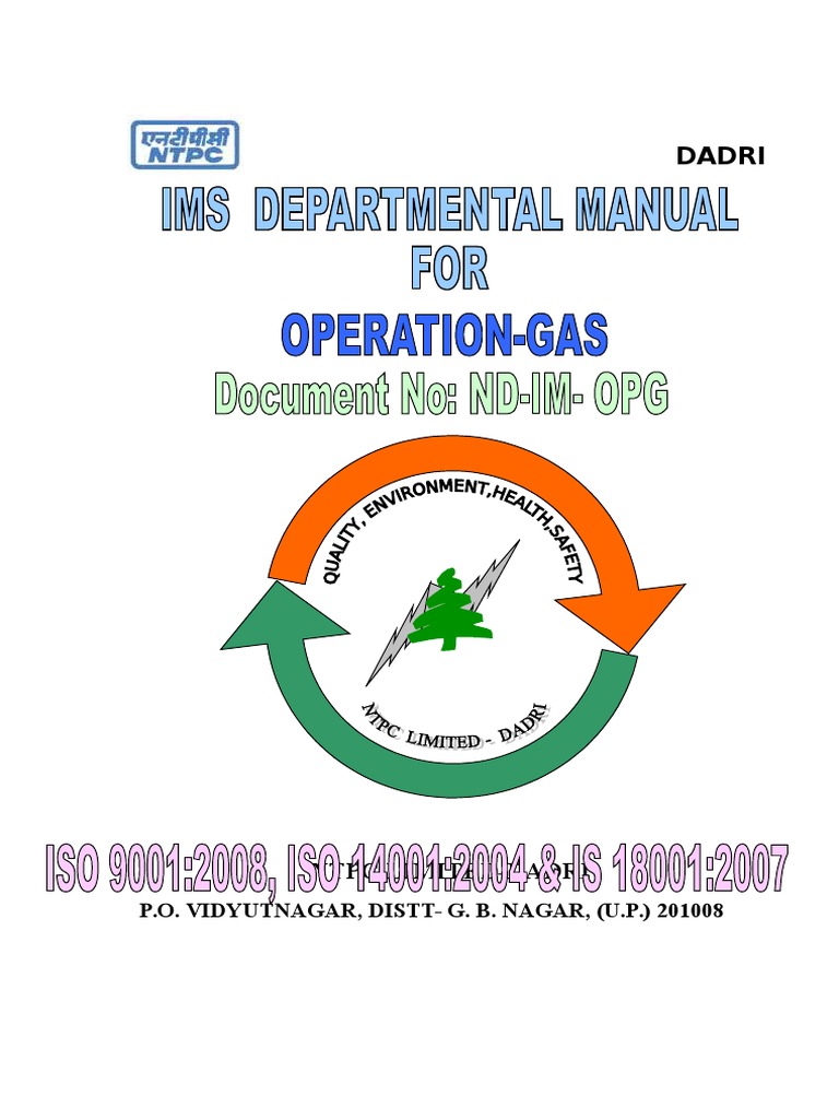 Ims Manual | PDF | Electrical Substation | Steam