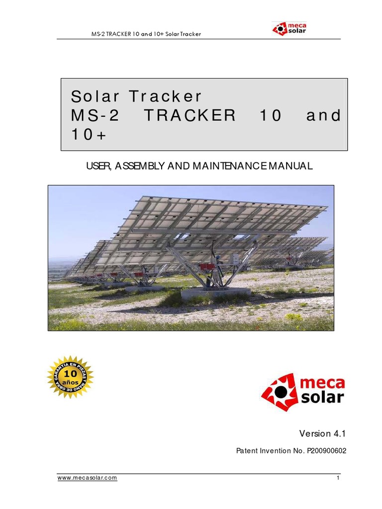 Solar PV Array Tracker | PDF | Gear | Photovoltaics
