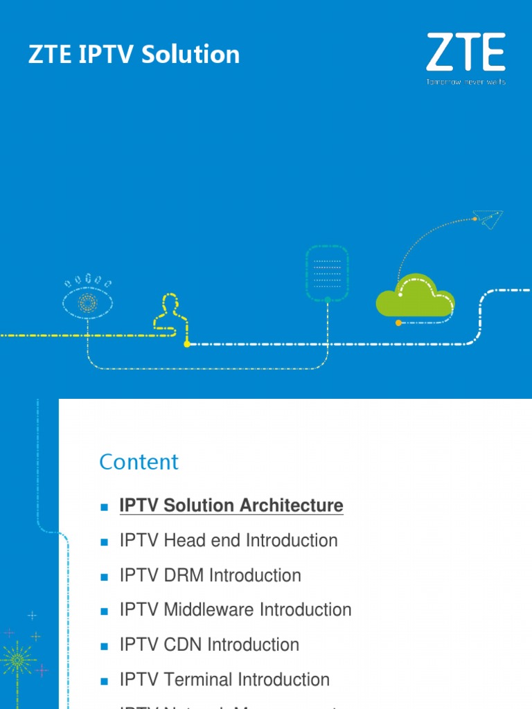 01 PV - ns3001 - E04 Zte Iptv Solution-49p | PDF | Iptv | Streaming Media