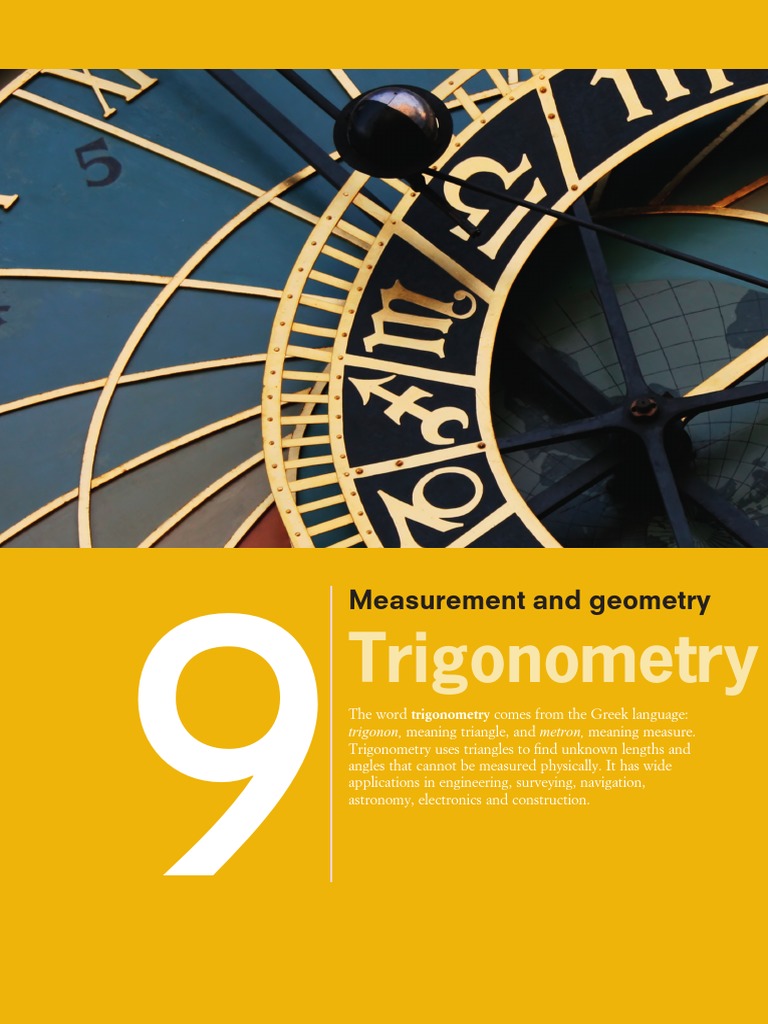 Chapter 9 Trigonometry | PDF | Trigonometric Functions | Sine