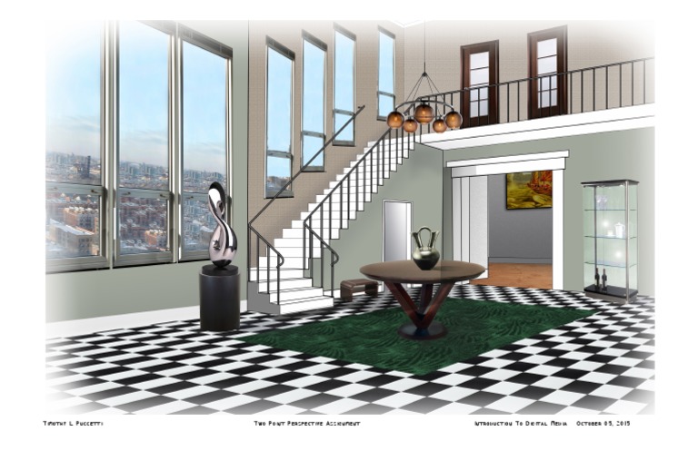 Two Point Perspective AssignmentVersion 2 | PDF