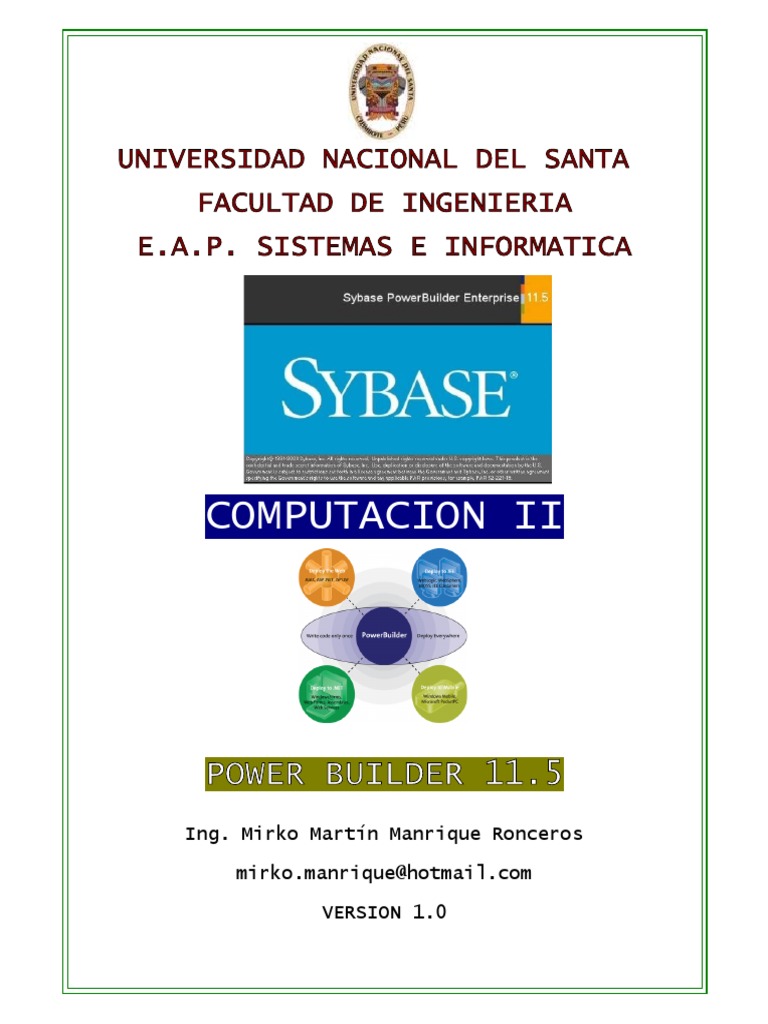 Componentes Y Objetos En Power Builder Pdf Ventana Informática