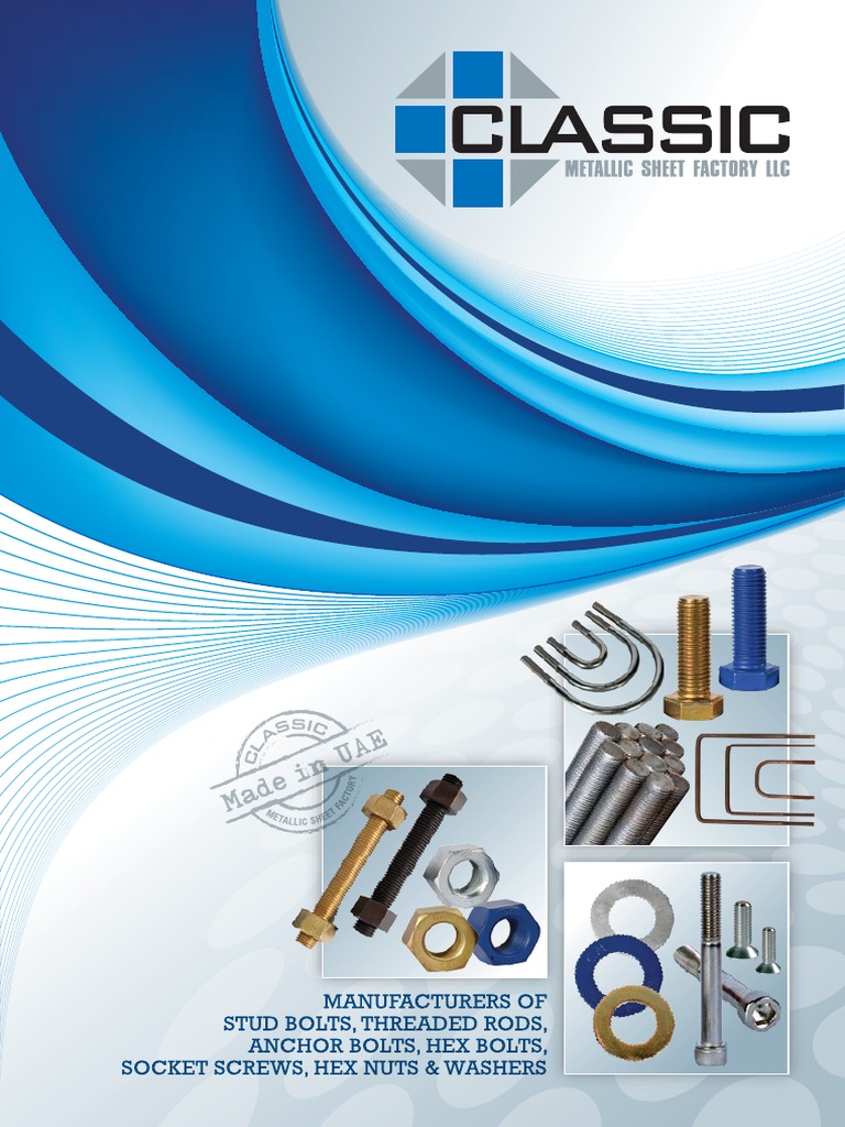 Bolt-Nut Brochure | Download Free PDF | Screw | Steel