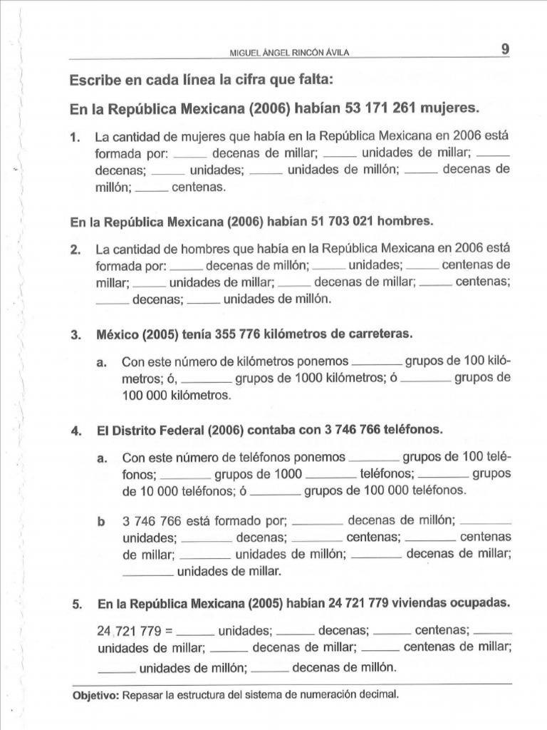 Cuaderno Gader Aritmetica 6º | PDF