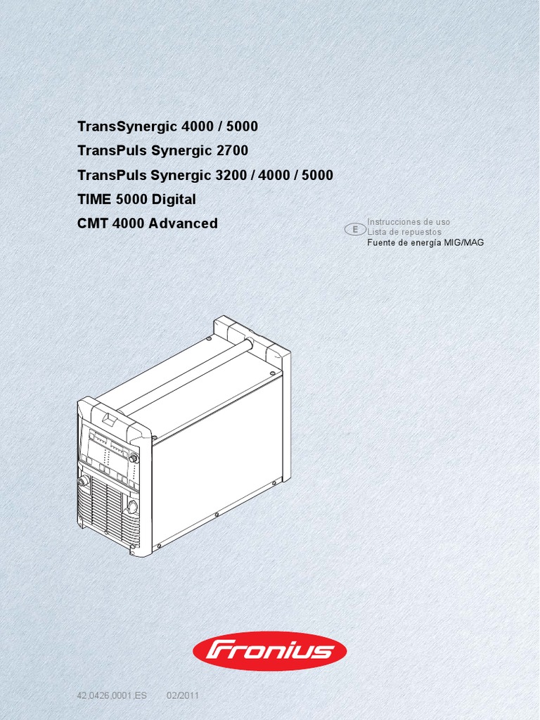Fronius | PDF | Soldadura | Construcción