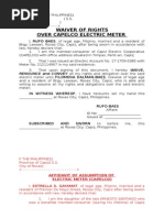 Authorization Letter Connection of Electricity | PDF