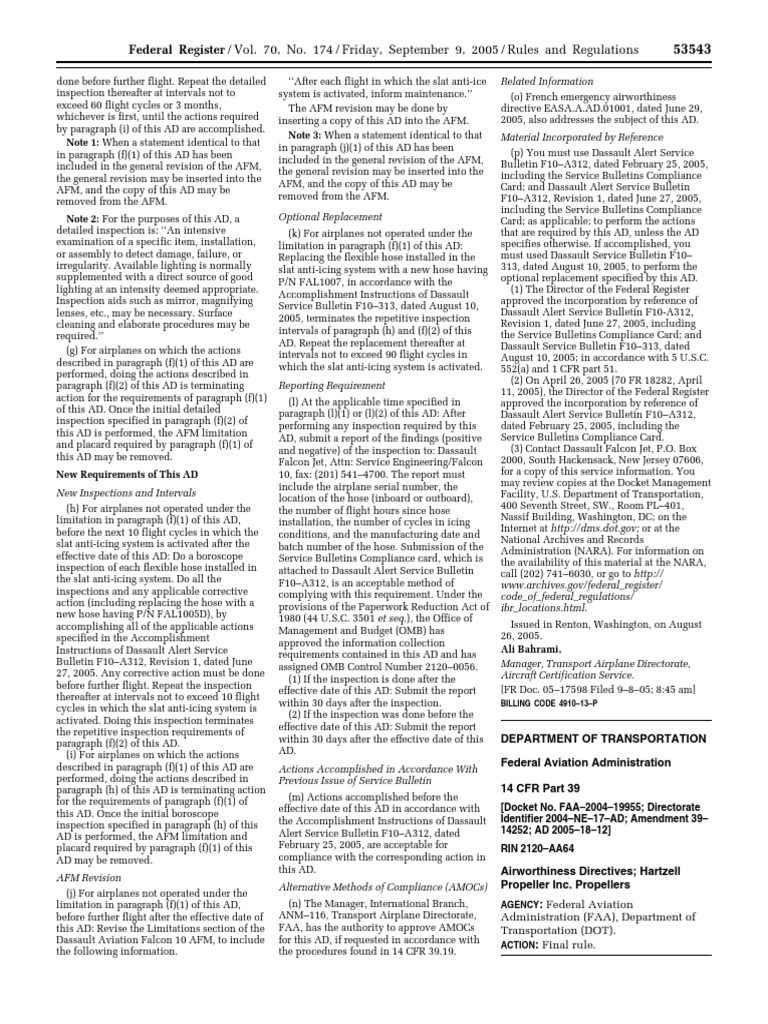 Rule: Airmen Certification: Second-In-Command Pilot Type Rating ...