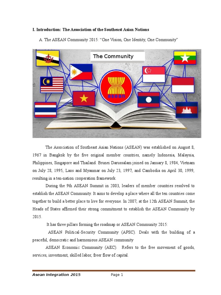 asean integration.docx | Association Of Southeast Asian Nations | Regional Integration | Free 30 ...