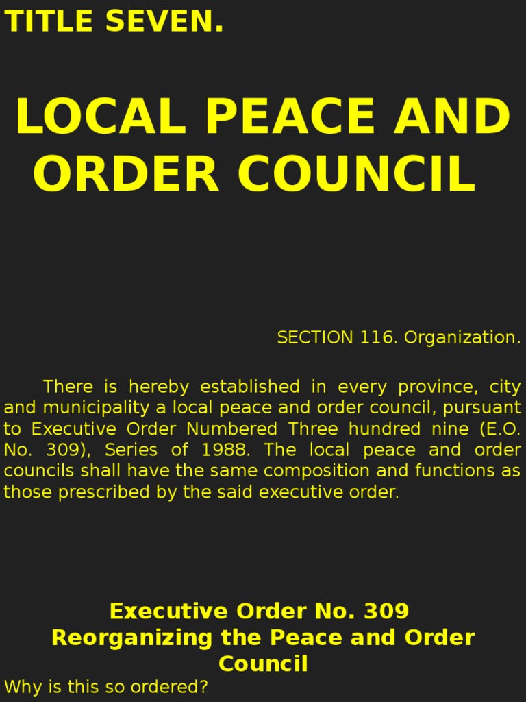 Local Peace Council and Economic Zones | PDF | Local Government ...