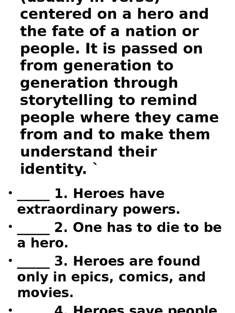 Ibalon (Three Heroes of The Bicol Epic) Grade 7 English Quarter 1 ...