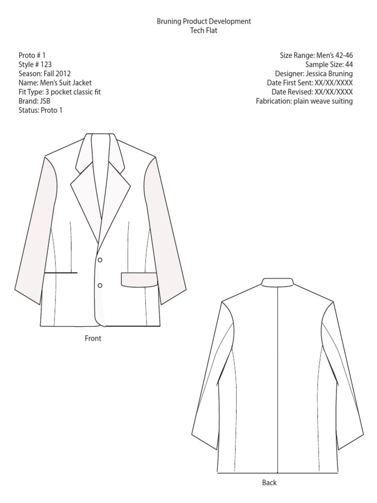 Tech-Pack Apparel | PDF | Seam (Sewing) | Suit (Clothing)