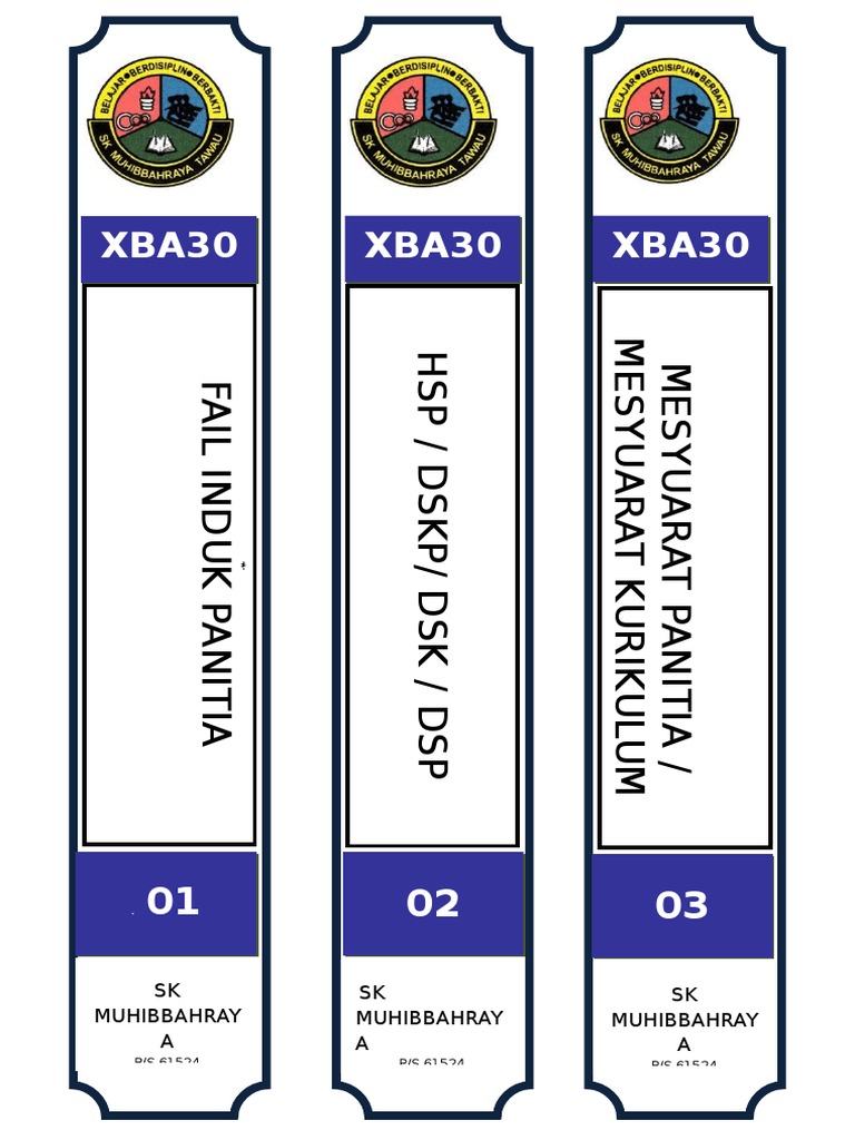 Tulang Tepi Fail PANITIA 123 | PDF