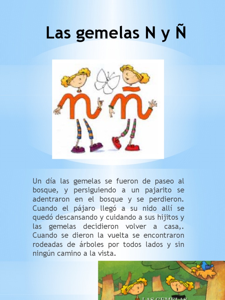 Las Gemelas N y Ñ Mètodo Letrilandia | PDF