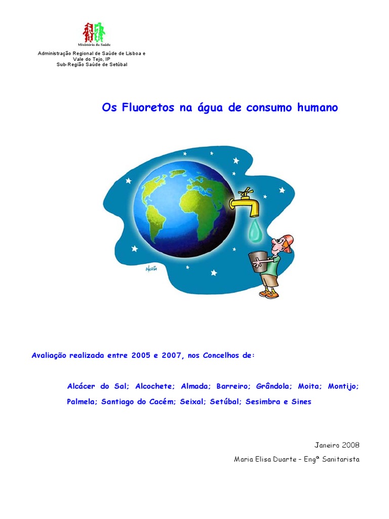 Fluoretos na Água em Setúbal: 2005-2007 | PDF | Flúor | Dente