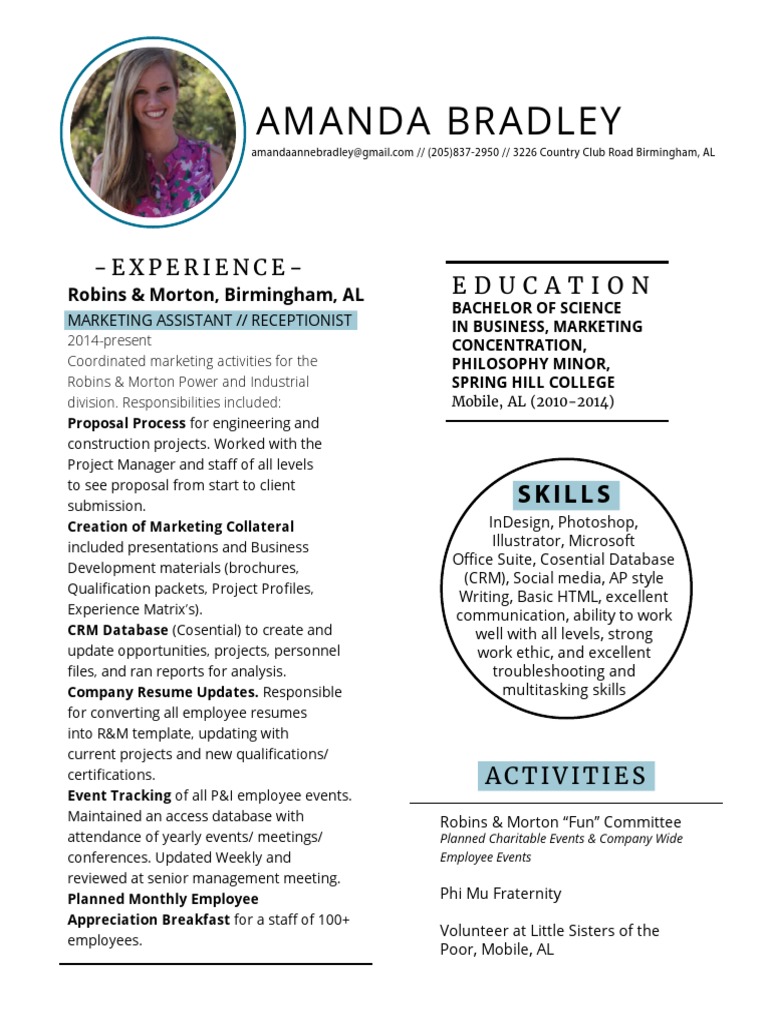 Amanda Bradley 2015 | PDF