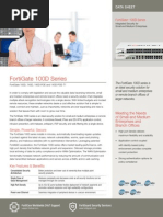 FortiGate 100F Datasheet Overview | PDF | Firewall (Computing ...