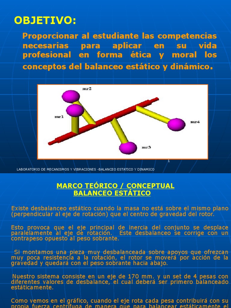 Balanceo Estático y Dinámico en Ejes | PDF | Rotación | Eje