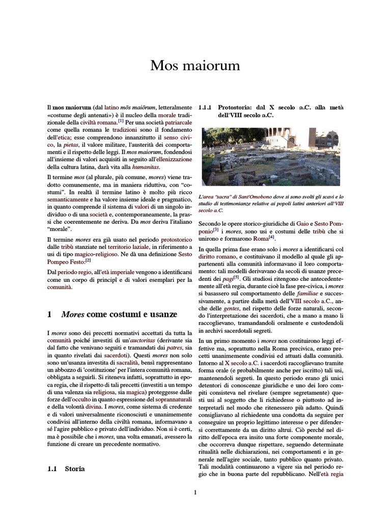 Mos Maiorum | PDF Mos Maiorum | PDF