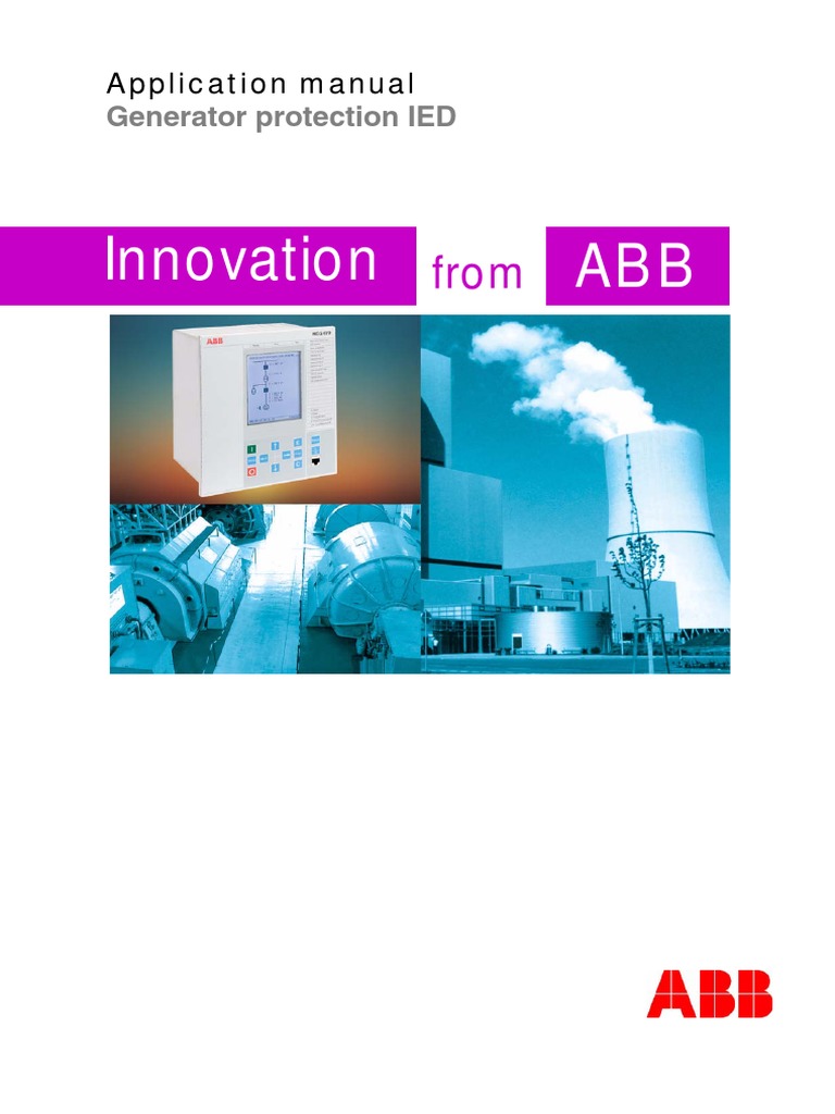 Application Manual REG670 ABB | PDF | Signal (Electrical Engineering ...