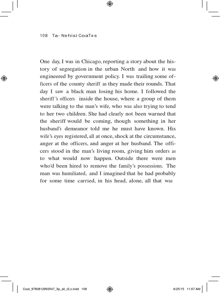 Between The World and Me | PDF | Violence