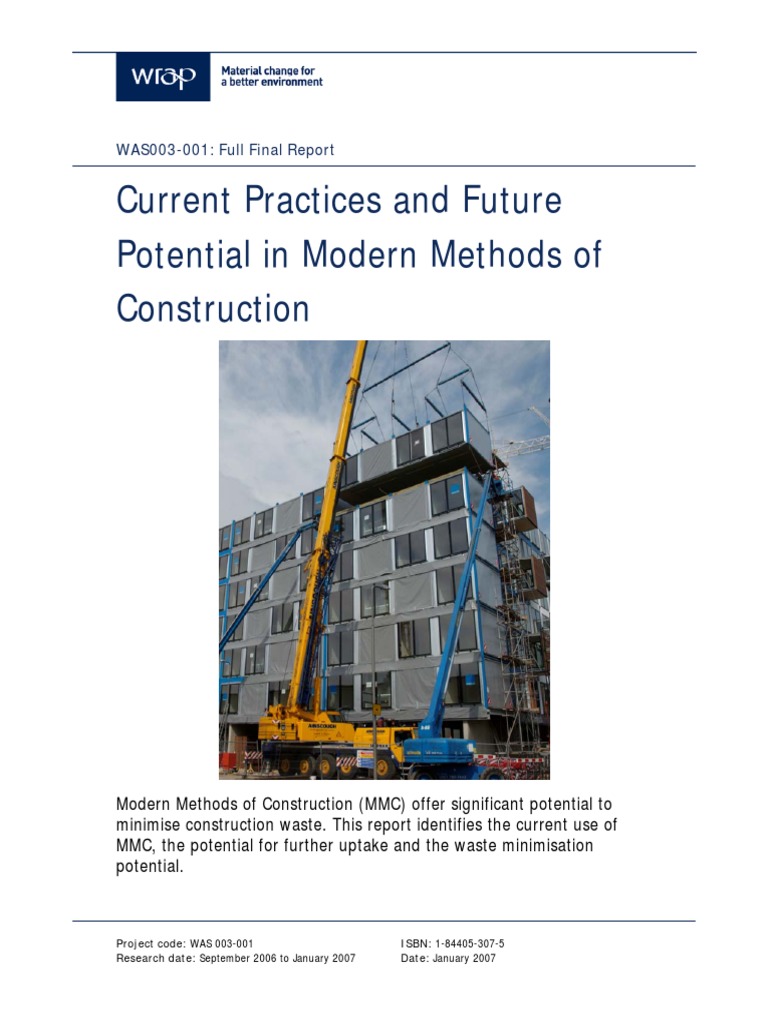Modern Methods of Construction Full PDF | PDF | Precast Concrete | Drywall