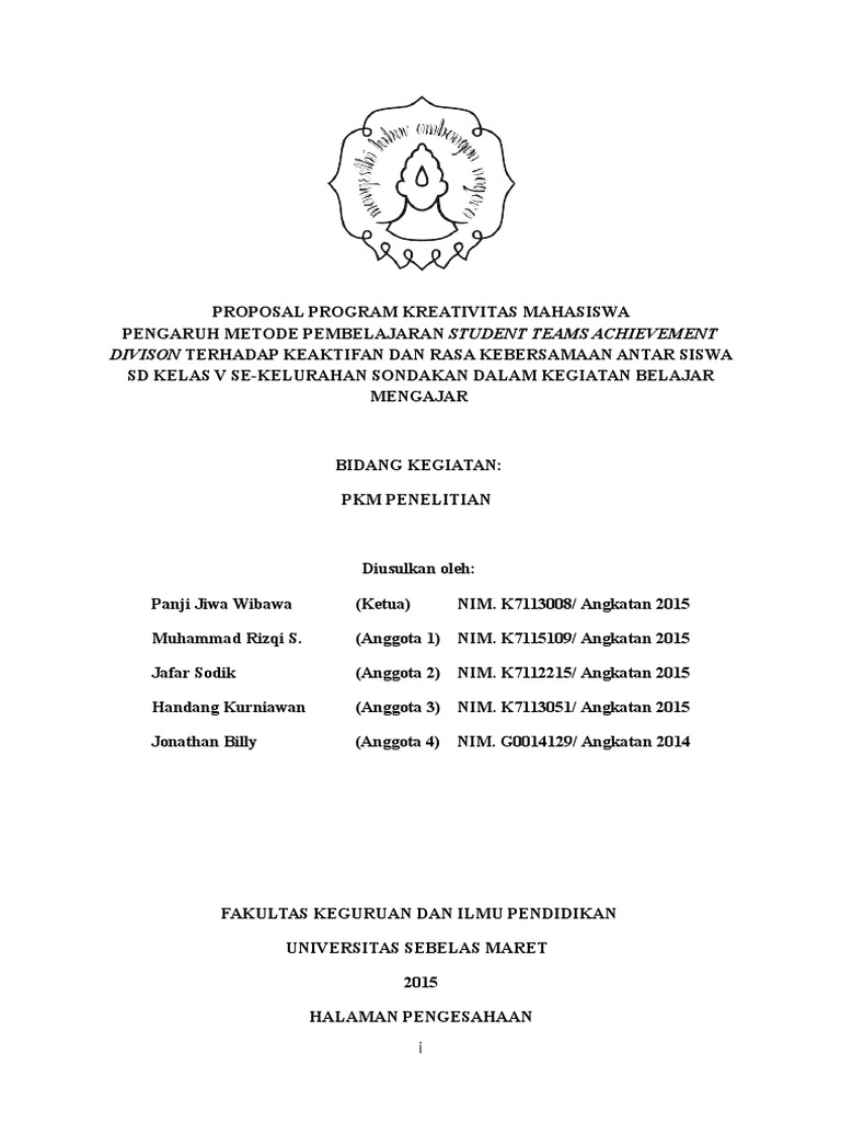 Contoh PKM Yang Benar | PDF