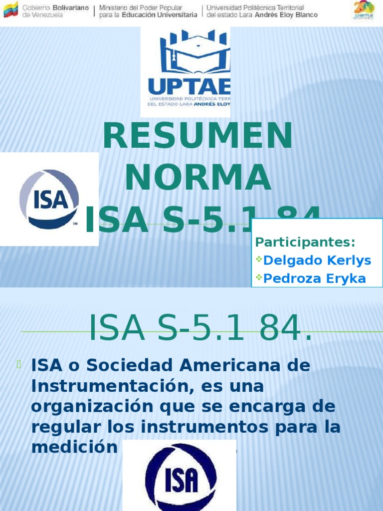 Instrumentacion Norma Isa | PDF | Informática