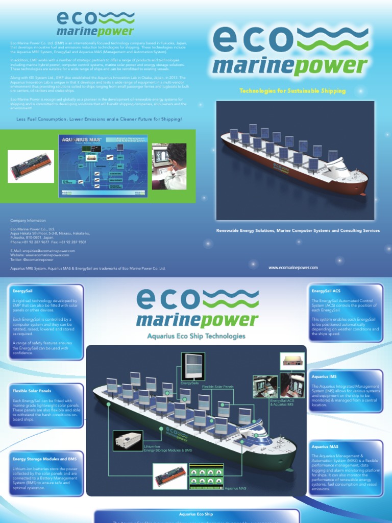 Emp Technologies Overview Brochure | PDF | Ships | Solar Panel